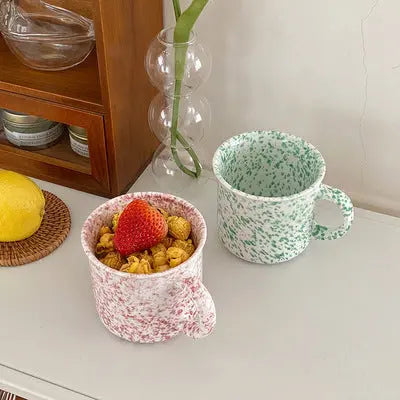 Colorful Ink Splash Ceramic Mugs - SALT & LEMONS